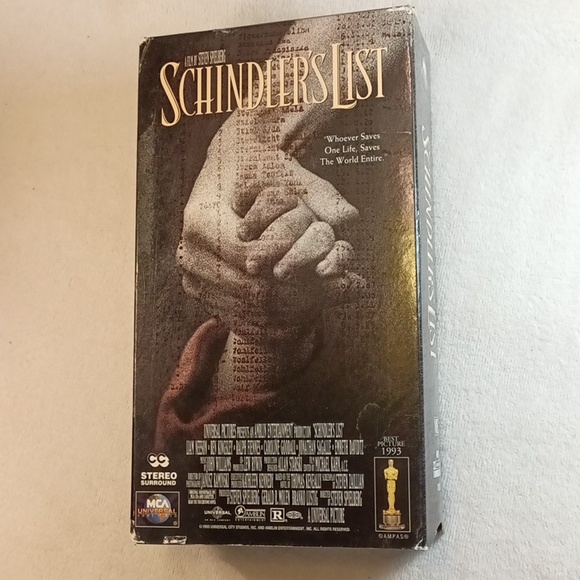 Other | Vhs Movie Schindlers List | Poshmark